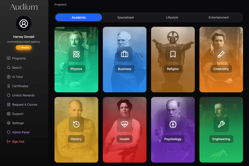 Audium | Learning, Reimagined.