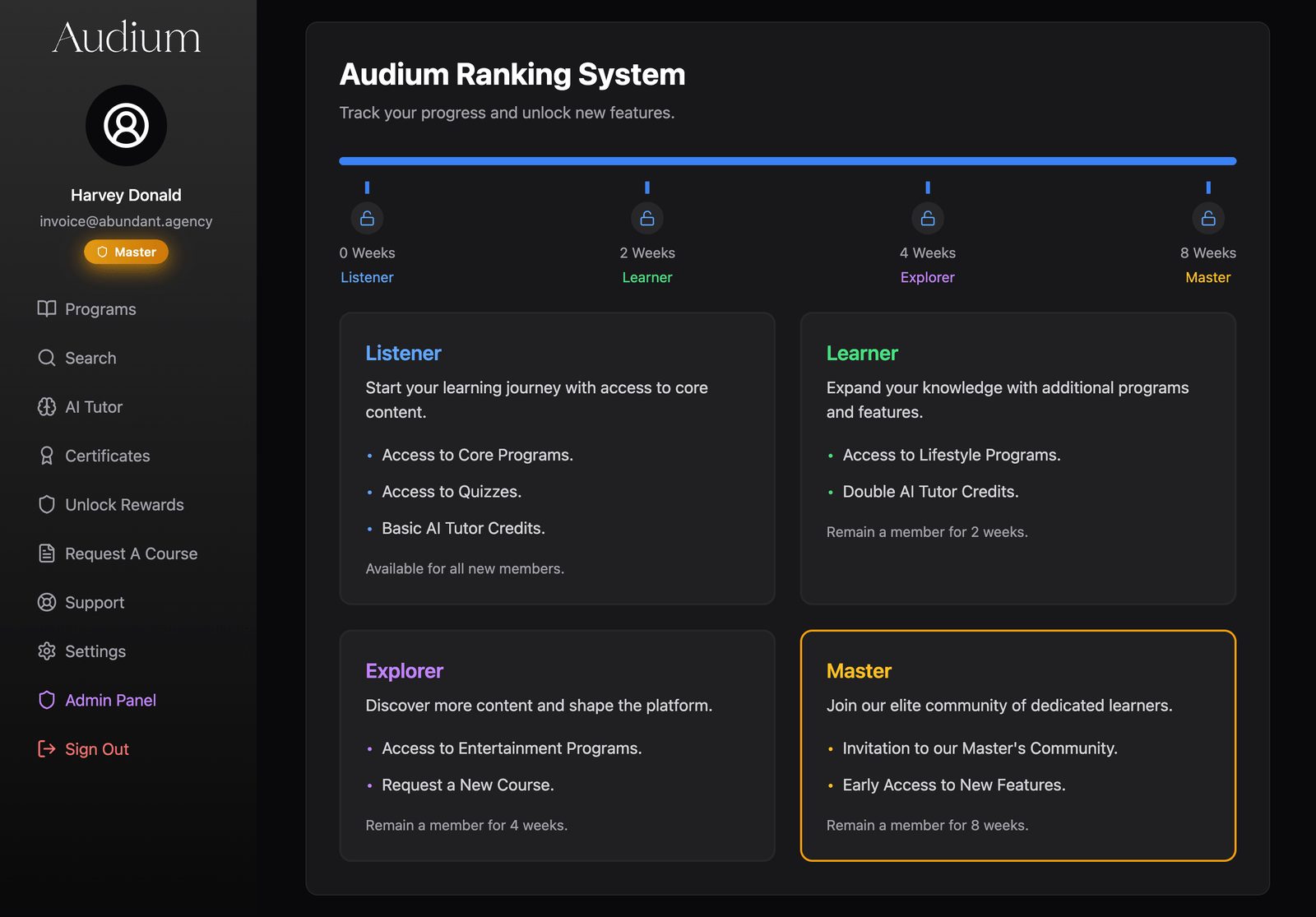 Audium | Learning, Reimagined.